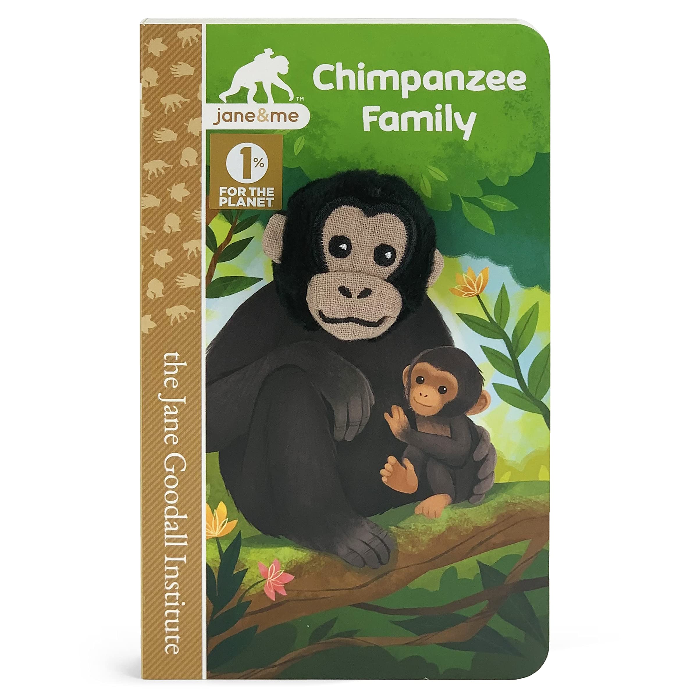 Chimpanzee Family: A Jane & Me Finger Puppet Board Book for Toddlers by ...