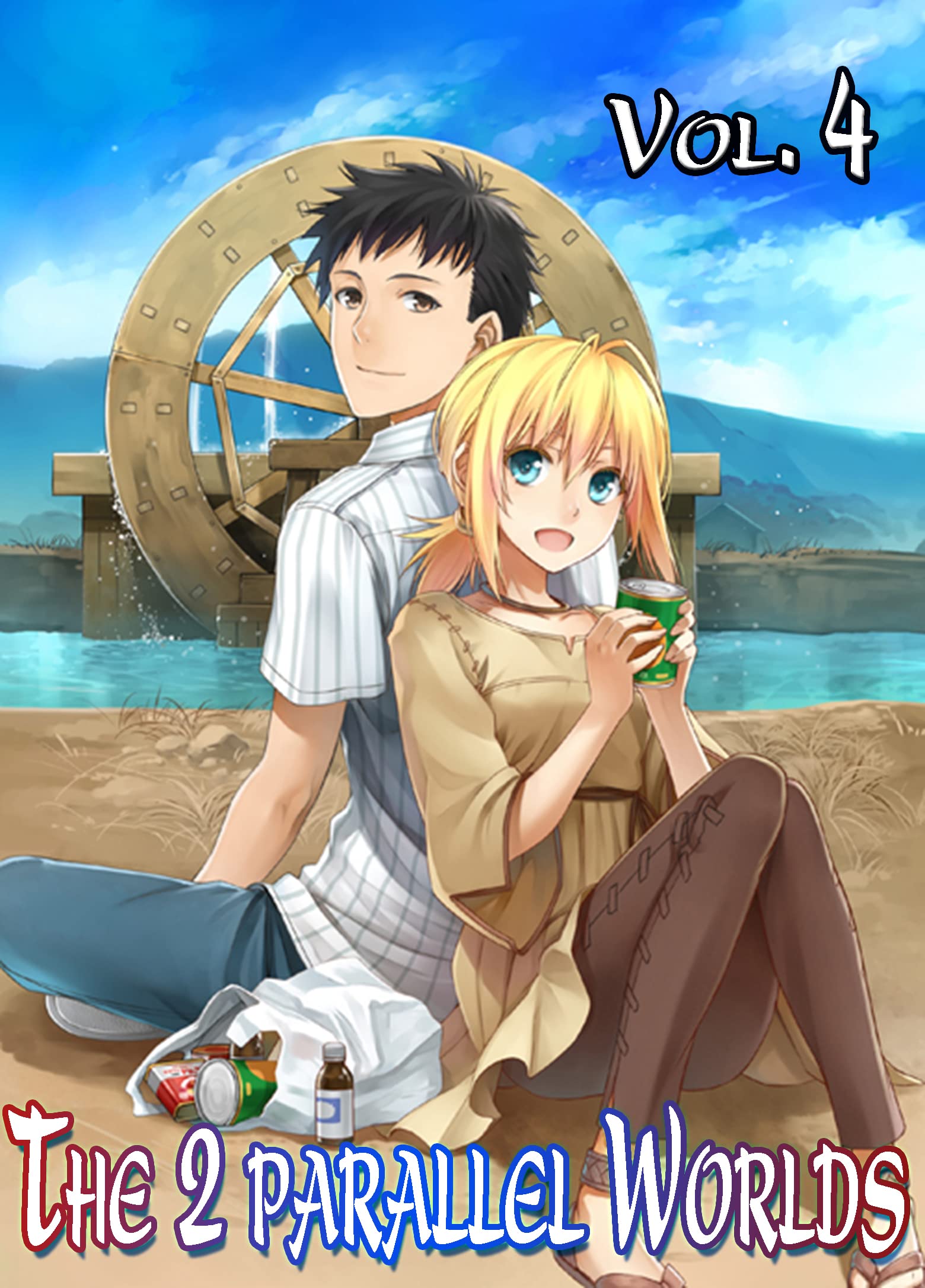 The 2 parallel worlds manga: A lottery ticket winner in another world ...