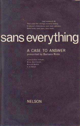 Sans Everything A Case to Answer by Barbara Robb | Goodreads