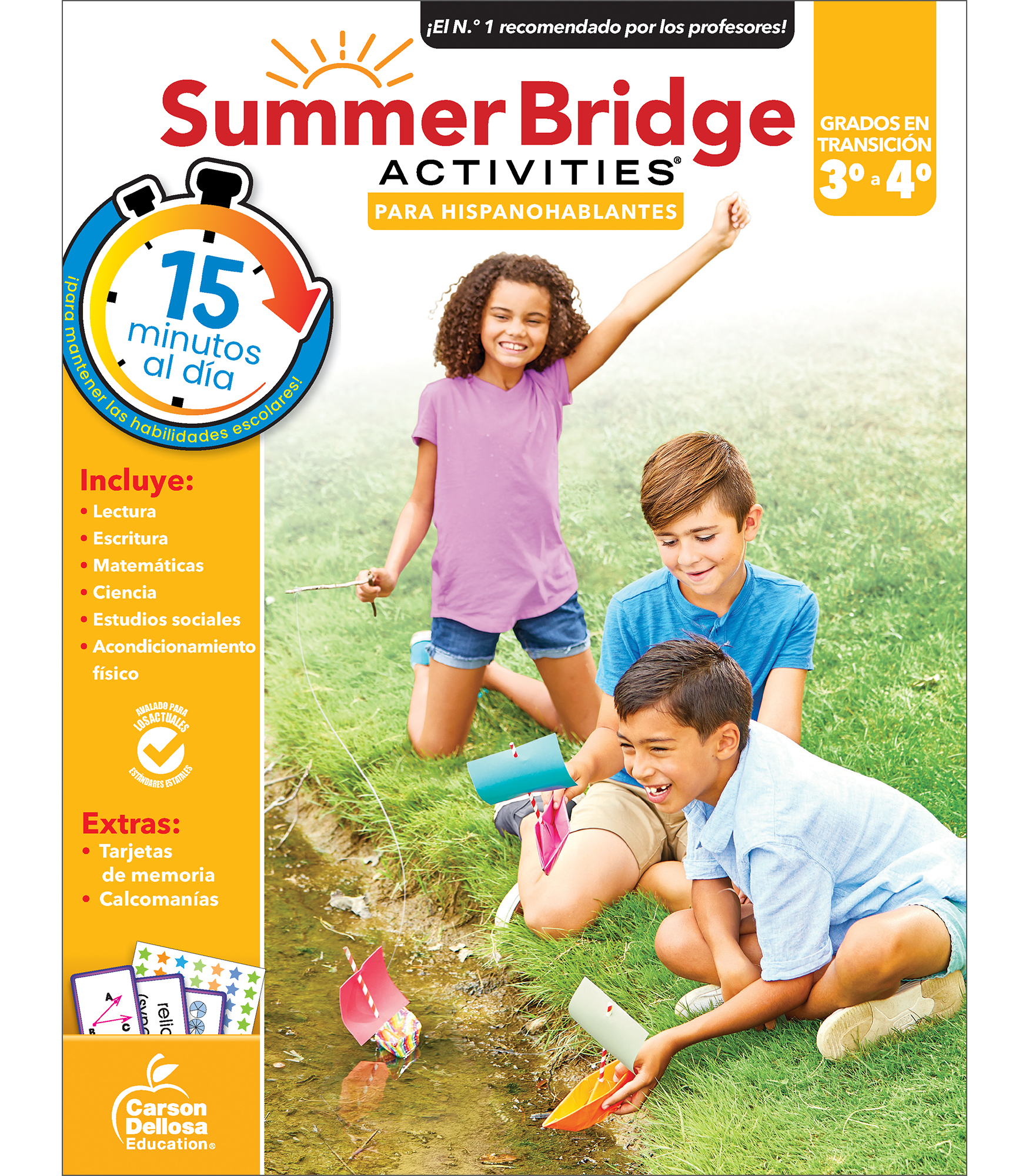 Summer Bridge Activities® Spanish Workbook, Bridging Grade 3 to 4 in ...