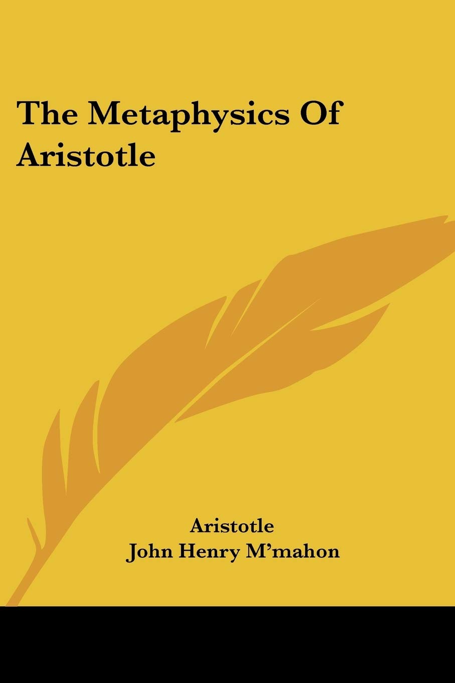 The Metaphysics of Aristotle by Aristotle | Goodreads