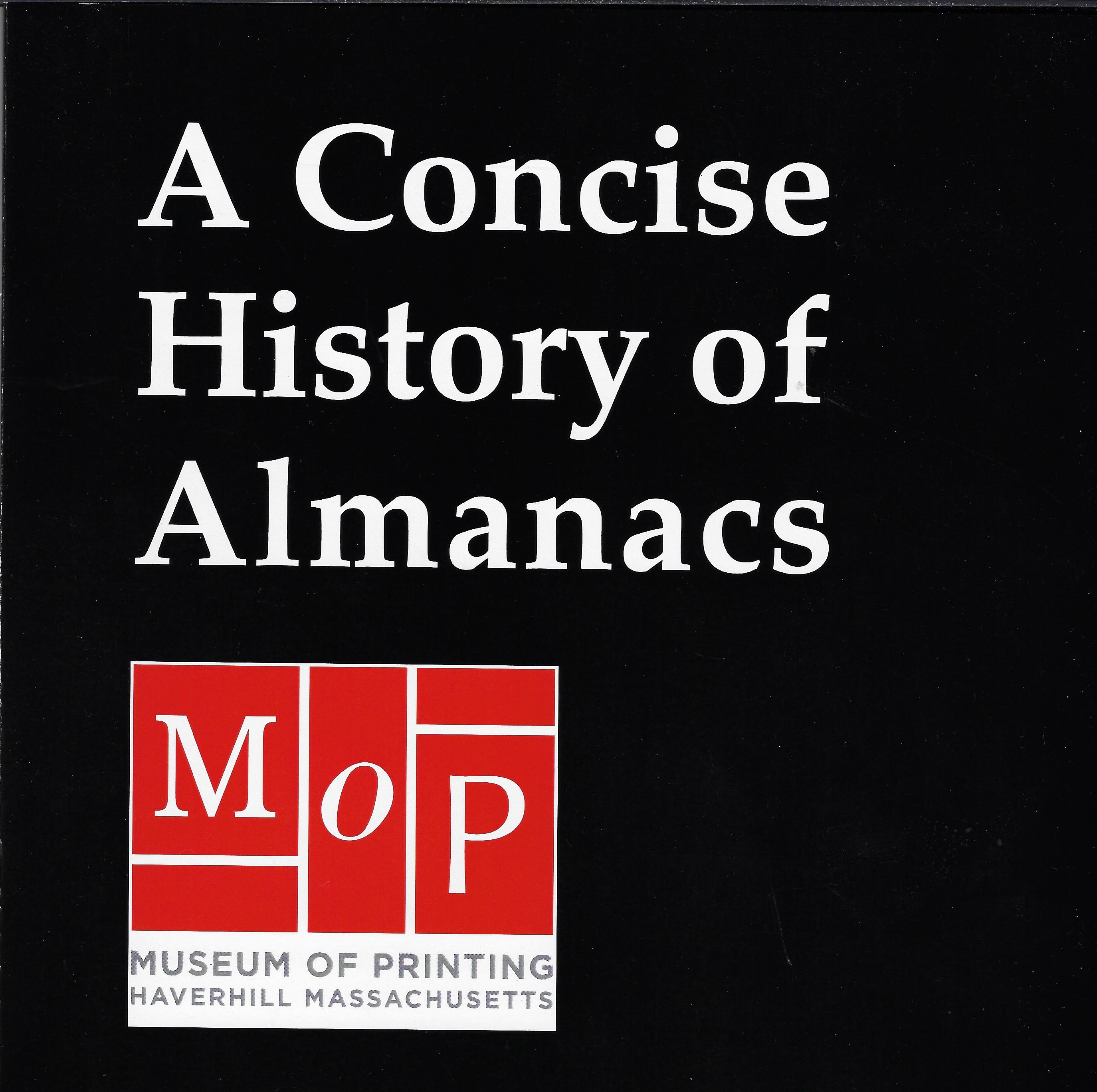 A Concise History of Almanacs by Museum of Printing | Goodreads