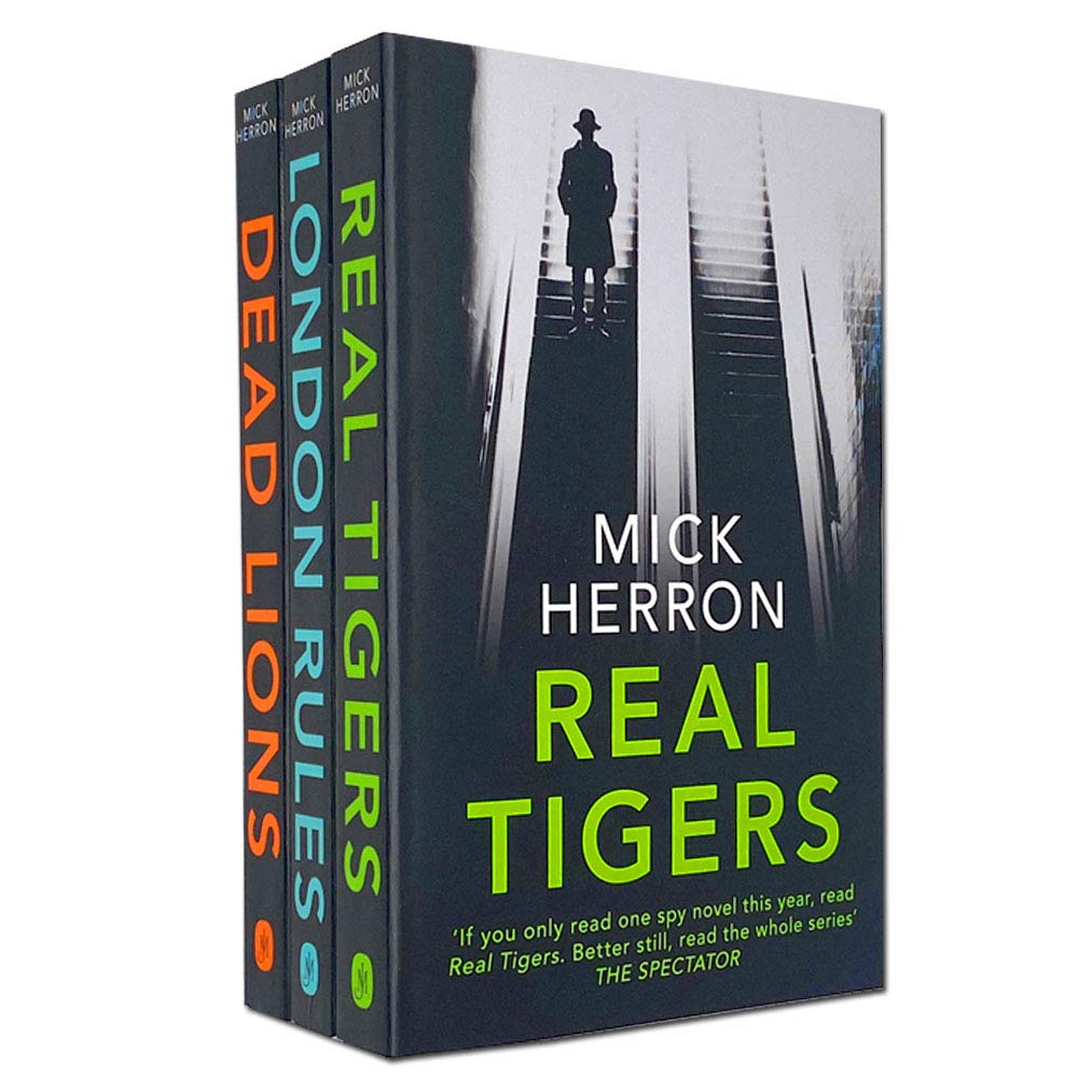 Mick Herron 3 Books Set Collection, Real Tigers, London Rules, Dead ...