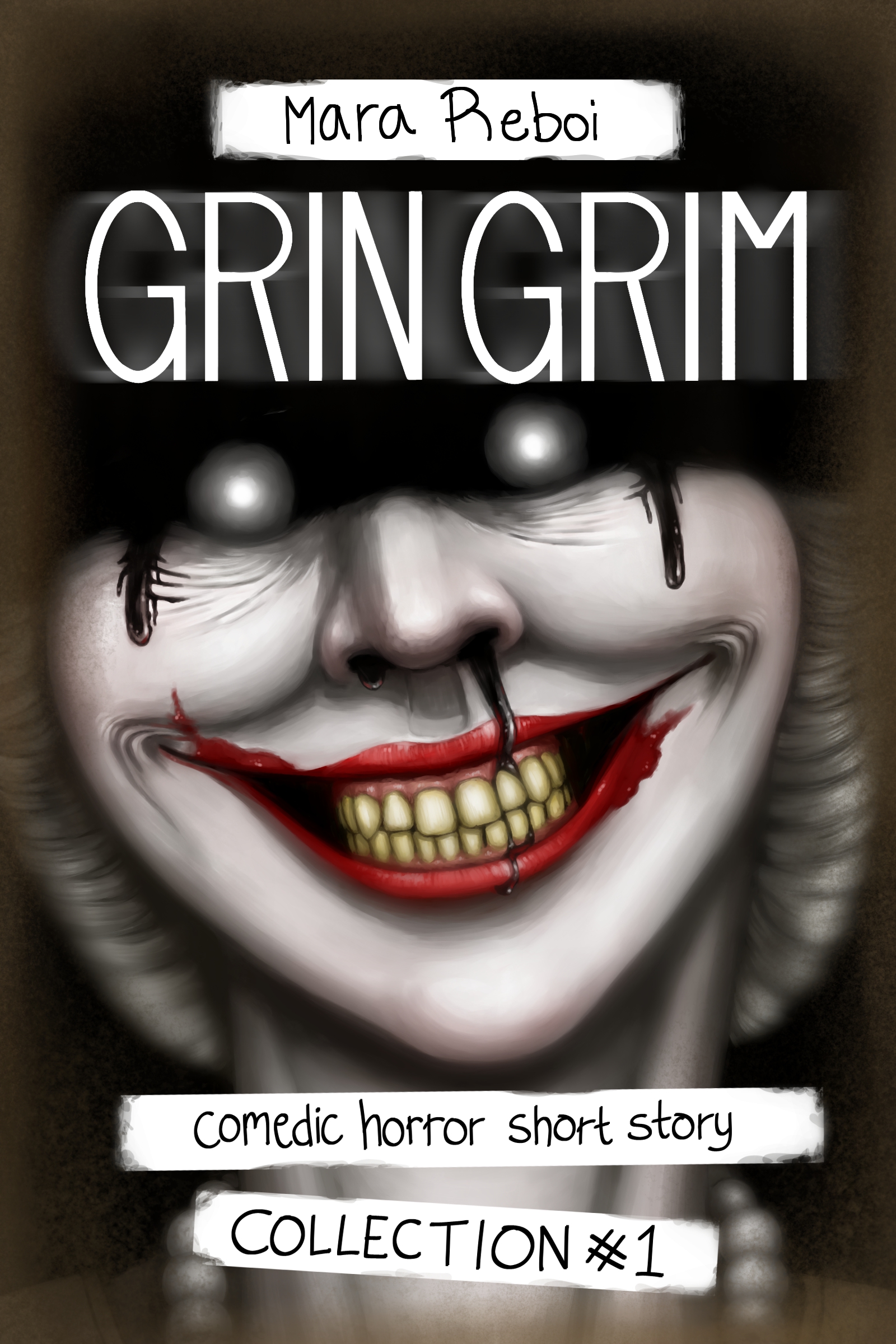Grin Grim: comedic horror short story collection #1 by Mara Reboi ...