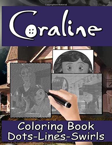 Coraline Dots Lines Swirls Coloring Book: Coraline Collection Adult ...