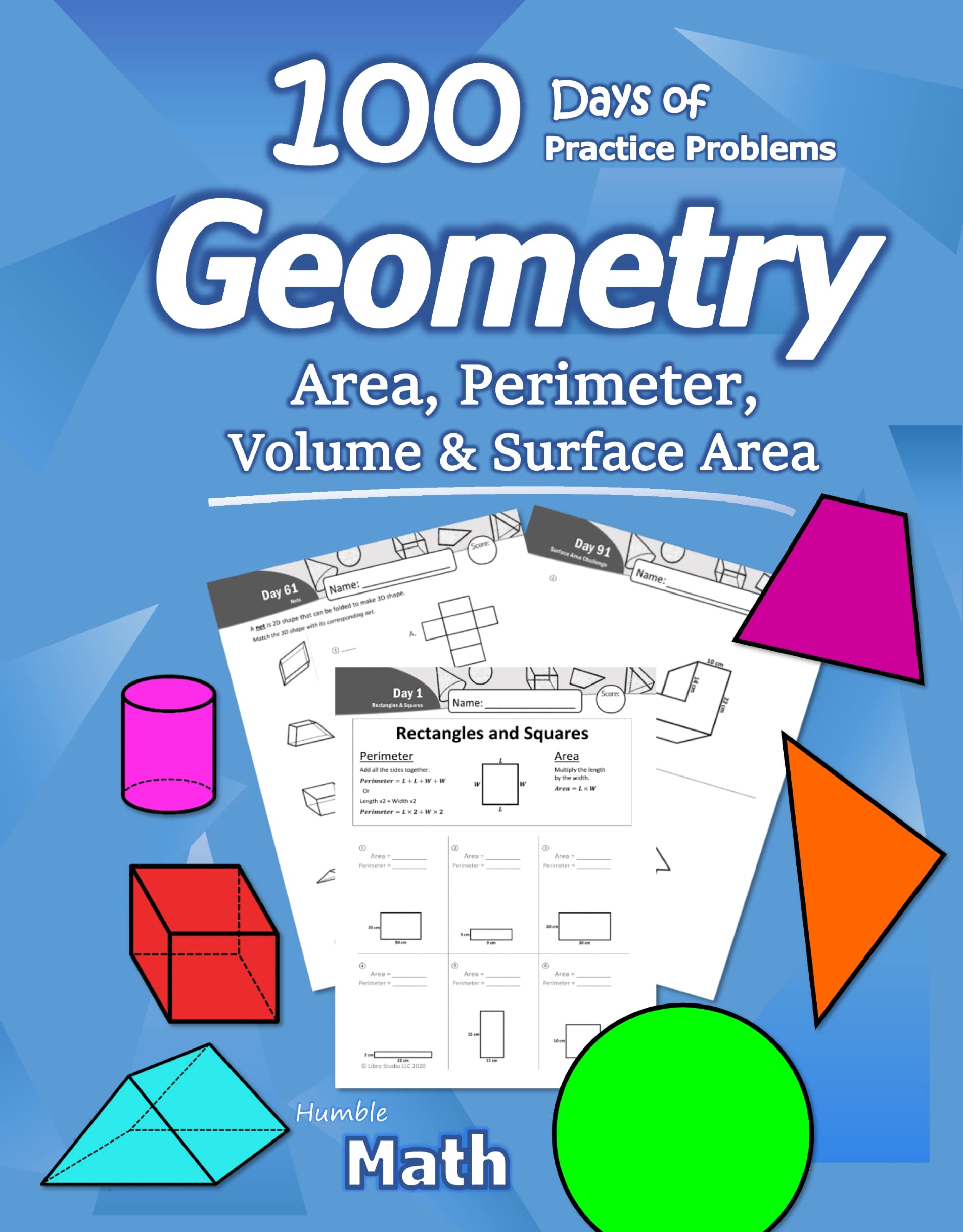 Humble Math - Area, Perimeter, Volume, & Surface Area: Geometry for ...