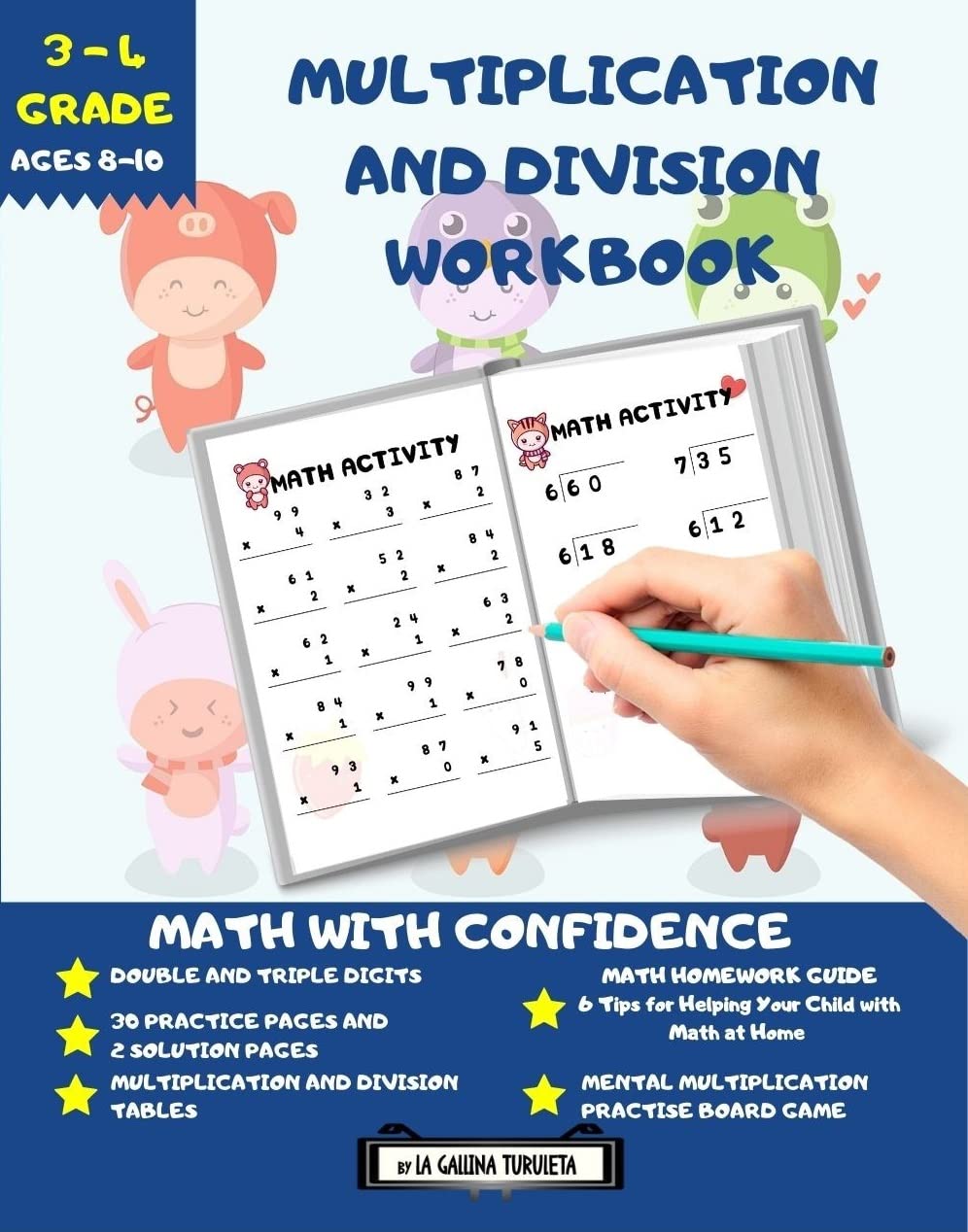 Multiplication and Division Workbook: Math with Confidence | 6 Tips for ...
