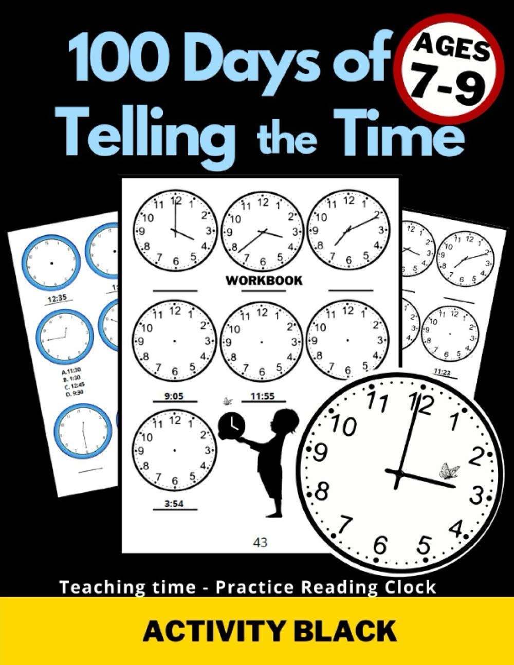 100 Days of Telling the Time, Workbook, Teaching time, Practice Reading ...