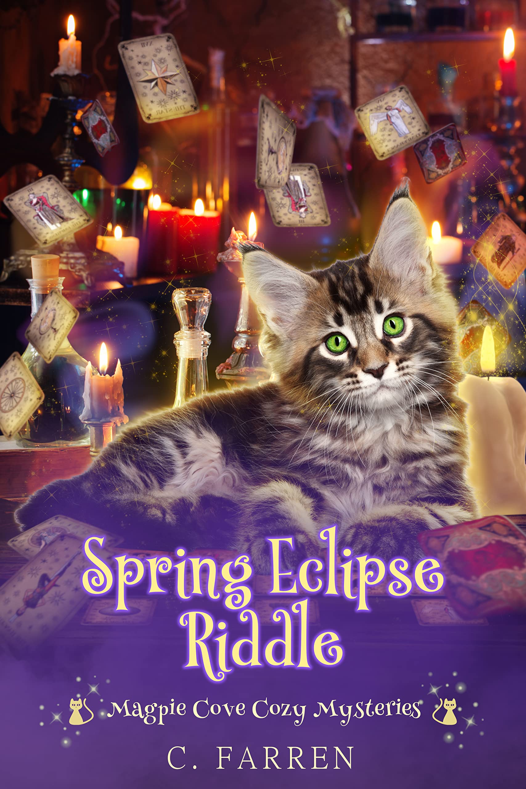 Spring Eclipse Riddle (Magpie Cove Cozy Mysteries, #2) by C. Farren | Goodreads