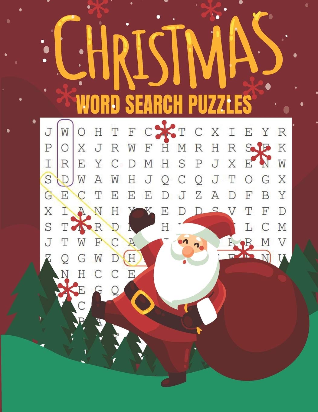 Christmas Word Search Puzzle Book: The Great Christmas Word Search ...