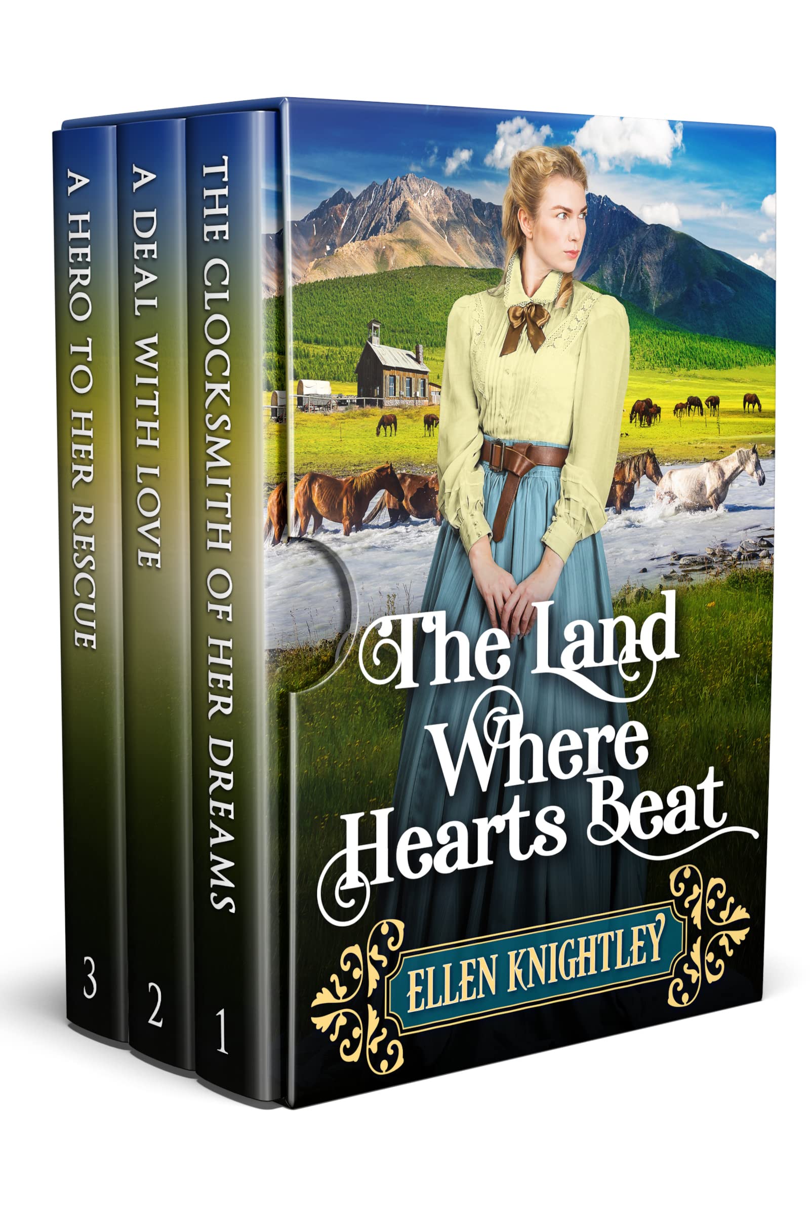 The Land Where Hearts Beat: A Historical Western Romance Collection by ...