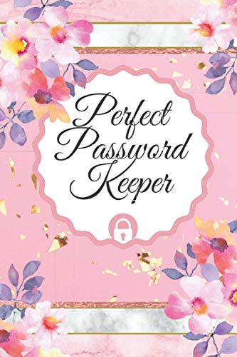 Perfect Password Keeper Password Book with Alphabetical Tabs: Pink Password Keeper by LKB ...