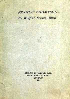 Francis Thompson by Wilfrid Scawen Blunt | Goodreads