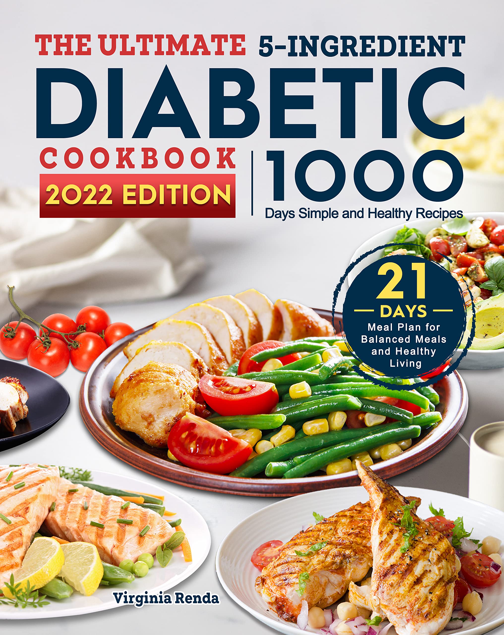 The Ultimate 5-Ingredient Diabetic Cookbook: 2000-Day Simple and ...