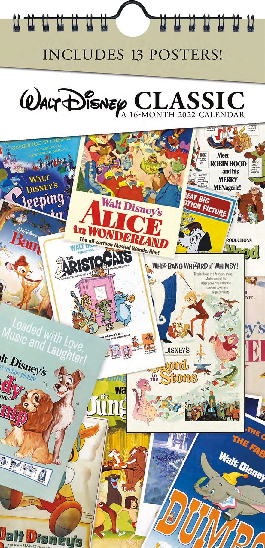 2022 Disney Classic Posters Mini Poster Calendar by Trends International | Goodreads