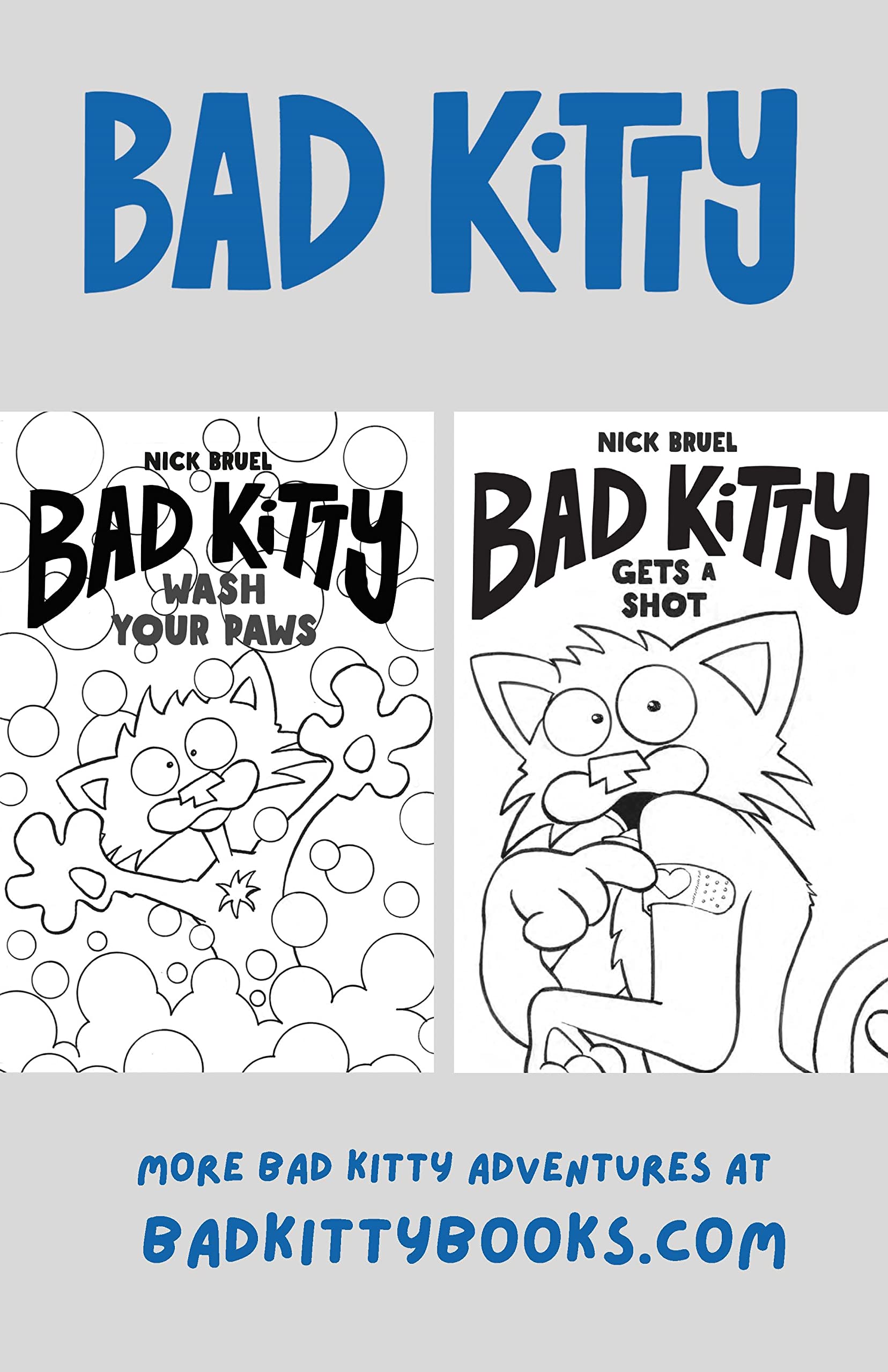 Bad Kitty: Wash Your Paws & Gets a Shot by Nick Bruel | Goodreads