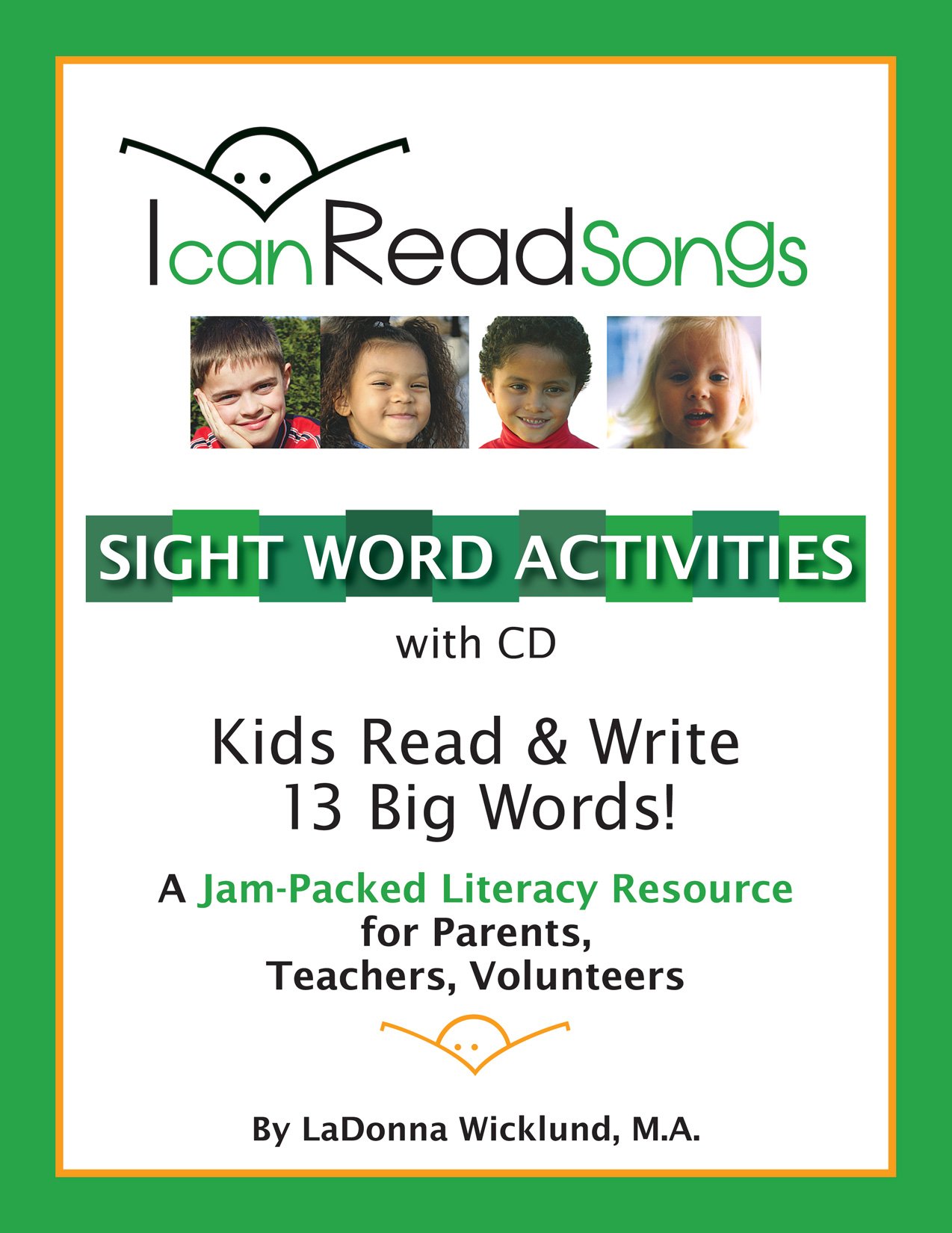 I Can Read Songs Sight Word Activities with CD by LaDonna Wicklund ...