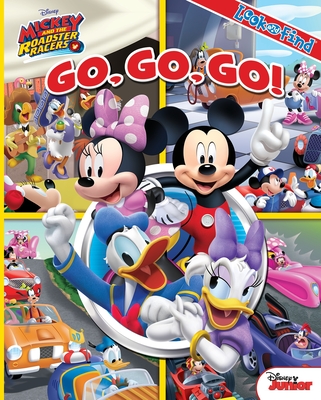 Disney Mickey Roadster Races: Go, Go, Go! Look and Find Softcover by ...