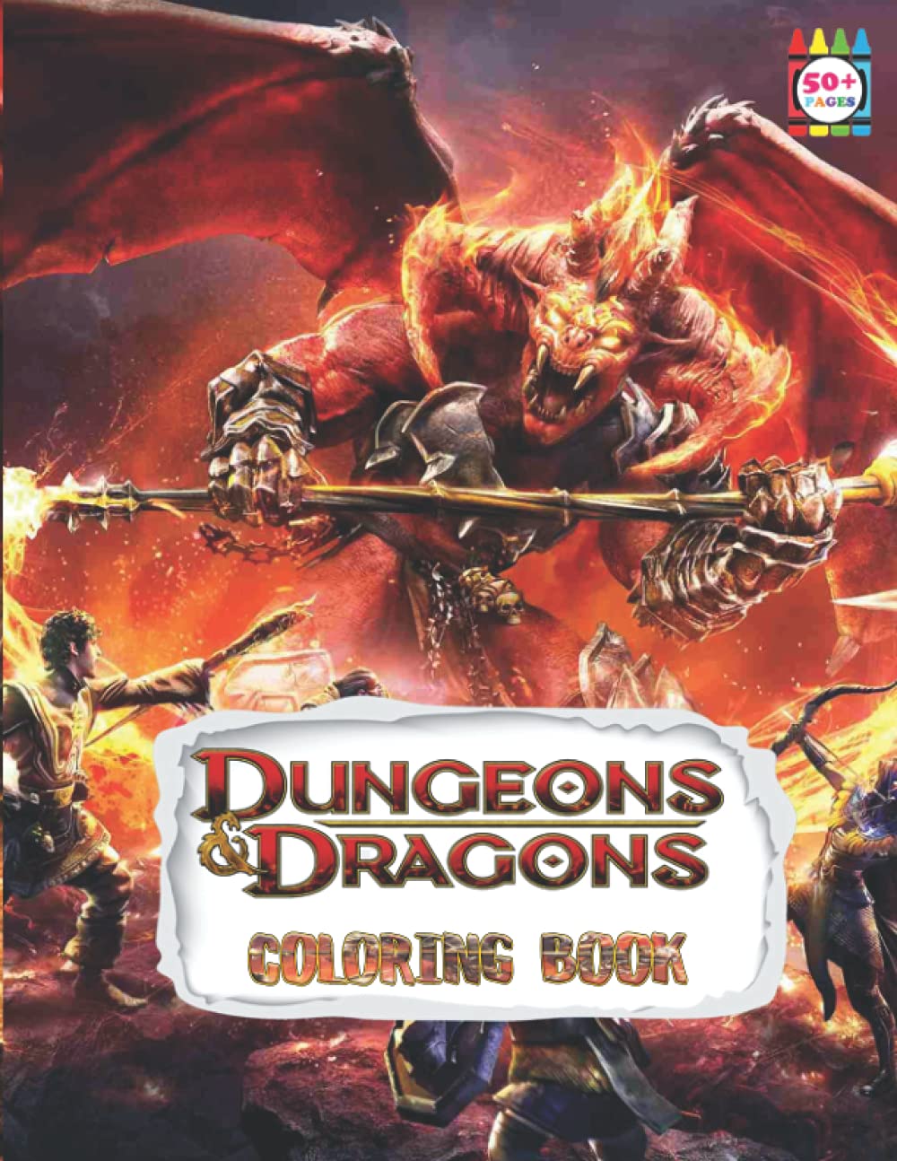 Dungeons & Dragons Coloring Book: The Ultimate Creative Dungeons And ...