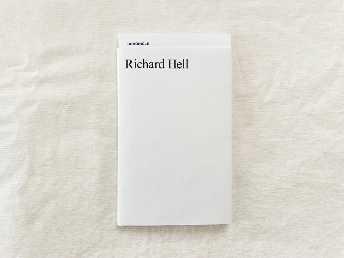 Chronicle by Richard Hell | Goodreads
