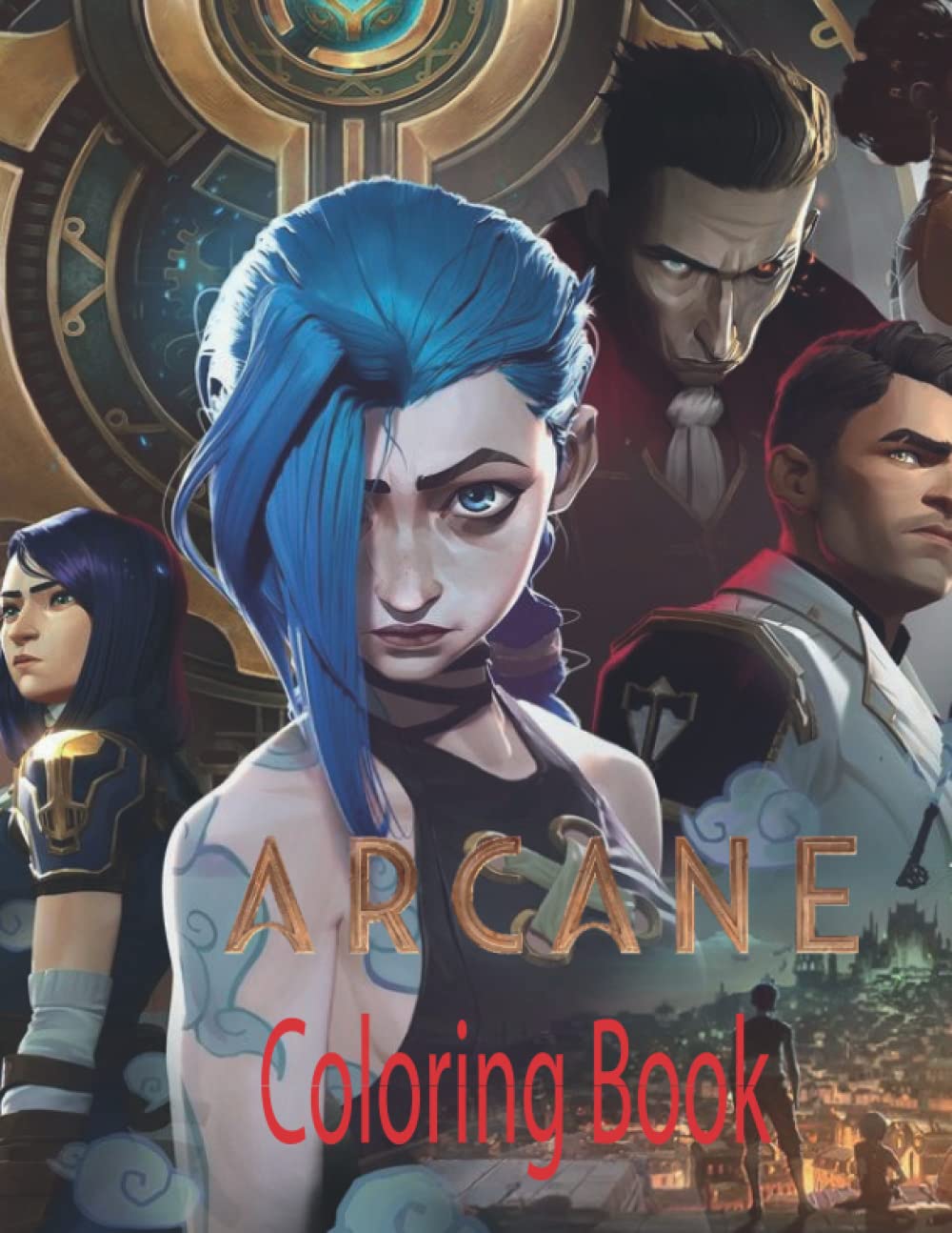 Arcáne Coloring Book: Super Edition Coloring Book on Arcáne Léague of ...