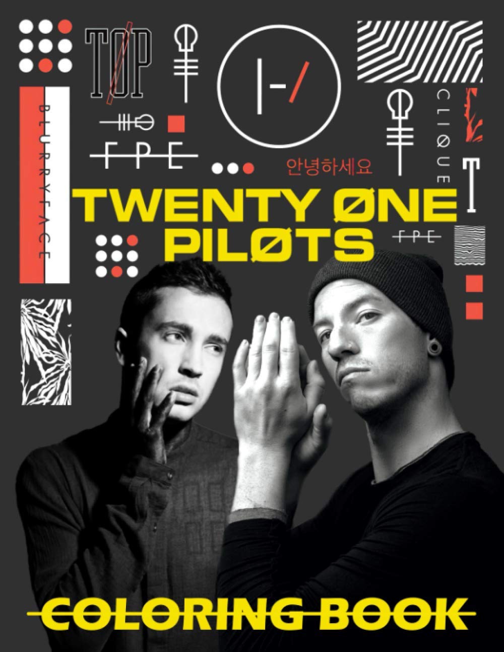 Twenty One Pilots Coloring Book: A Fantastic Collection Of The ...