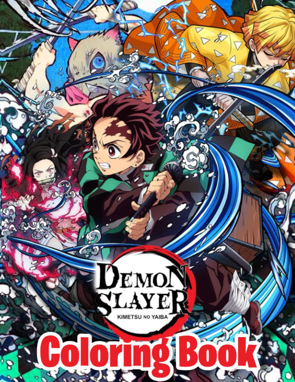 Démon Slayer Coloring Book: Anime (Maga ) Book With +50 High Quality ...
