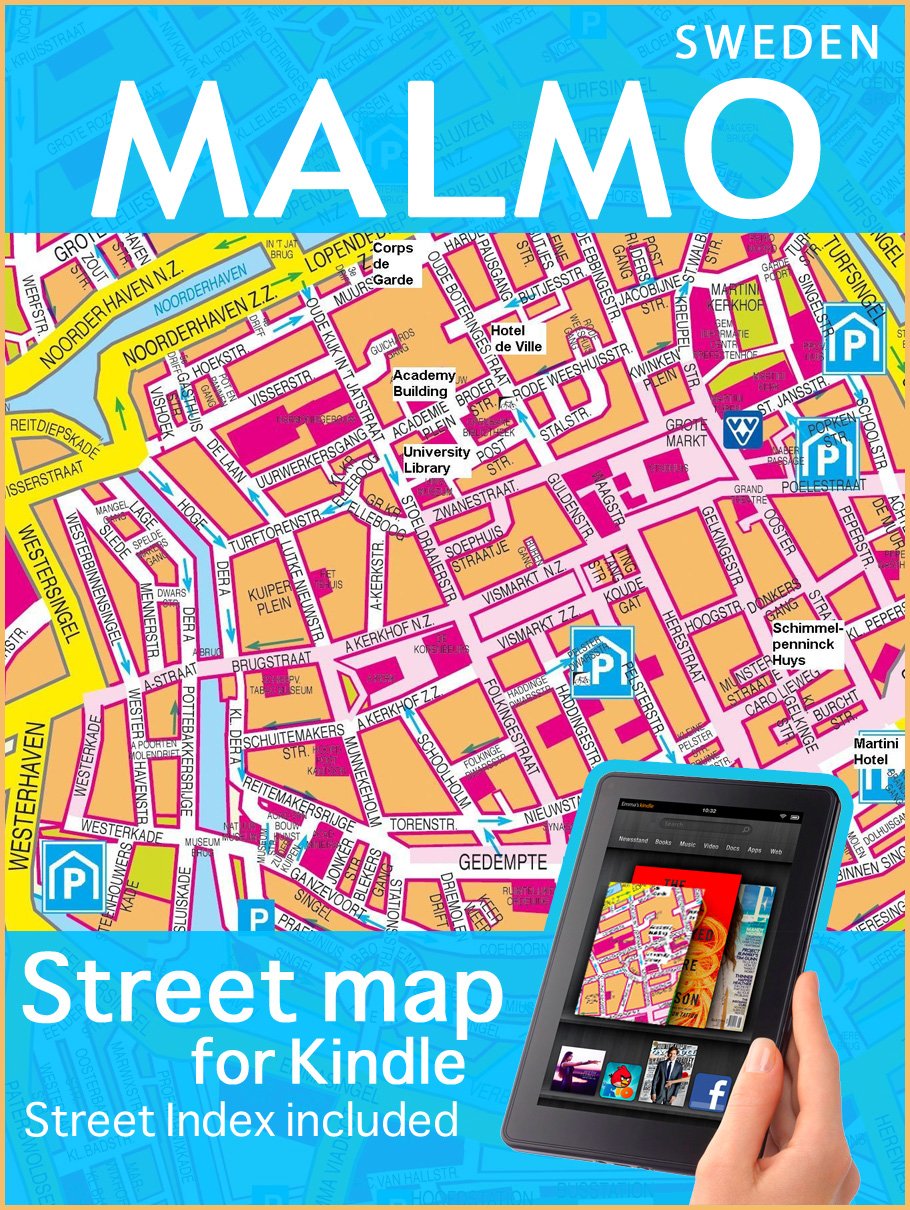 Map of Malmo (Maps of Sweden Book 2) by Digital Maps | Goodreads