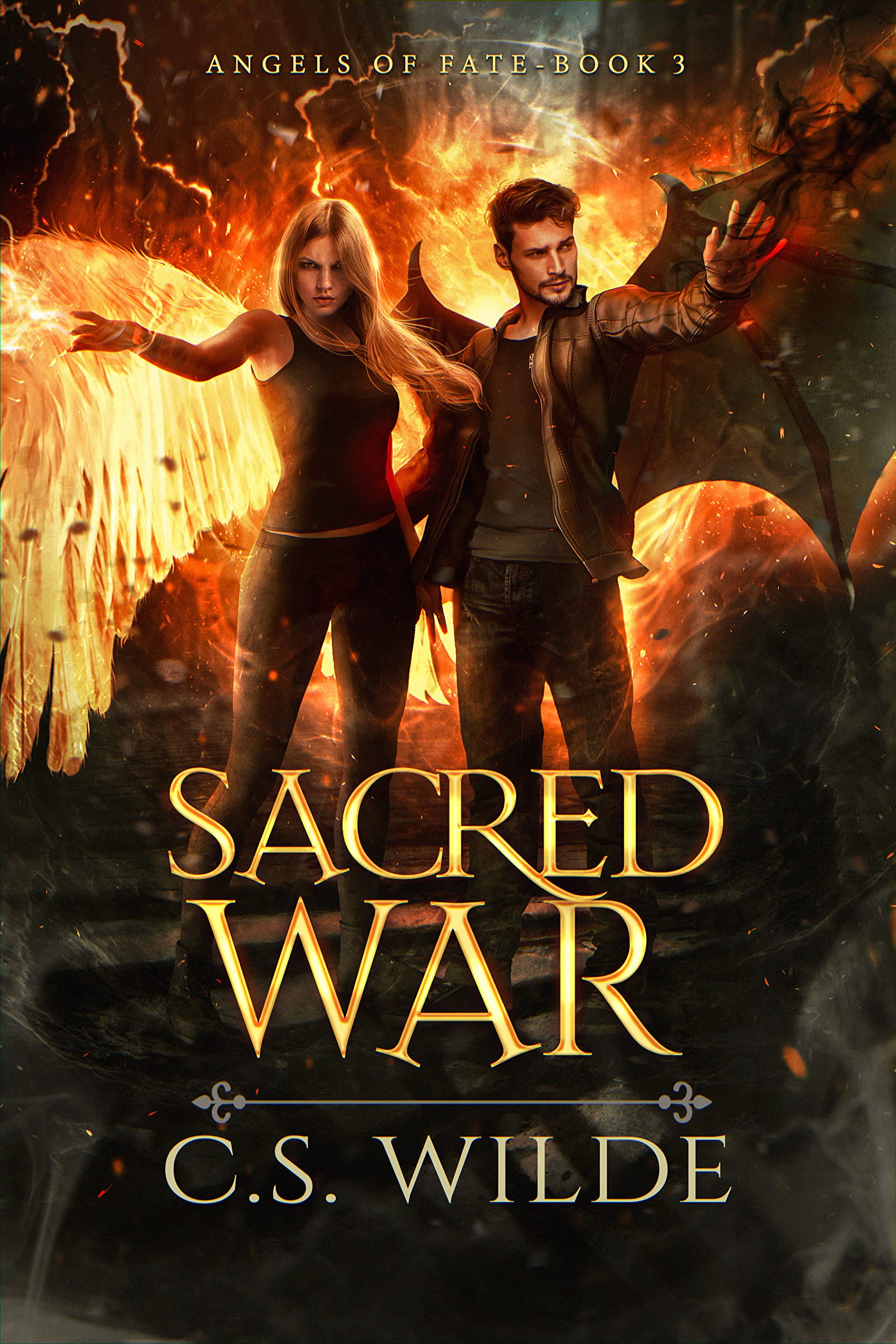 Sacred War (Angels of Fate Book 3) by C.S. Wilde | Goodreads