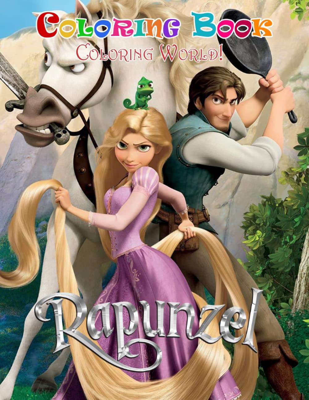 Coloring Wolrd! Rapunzel Coloring Book: An Amazing Coloring Book for ...