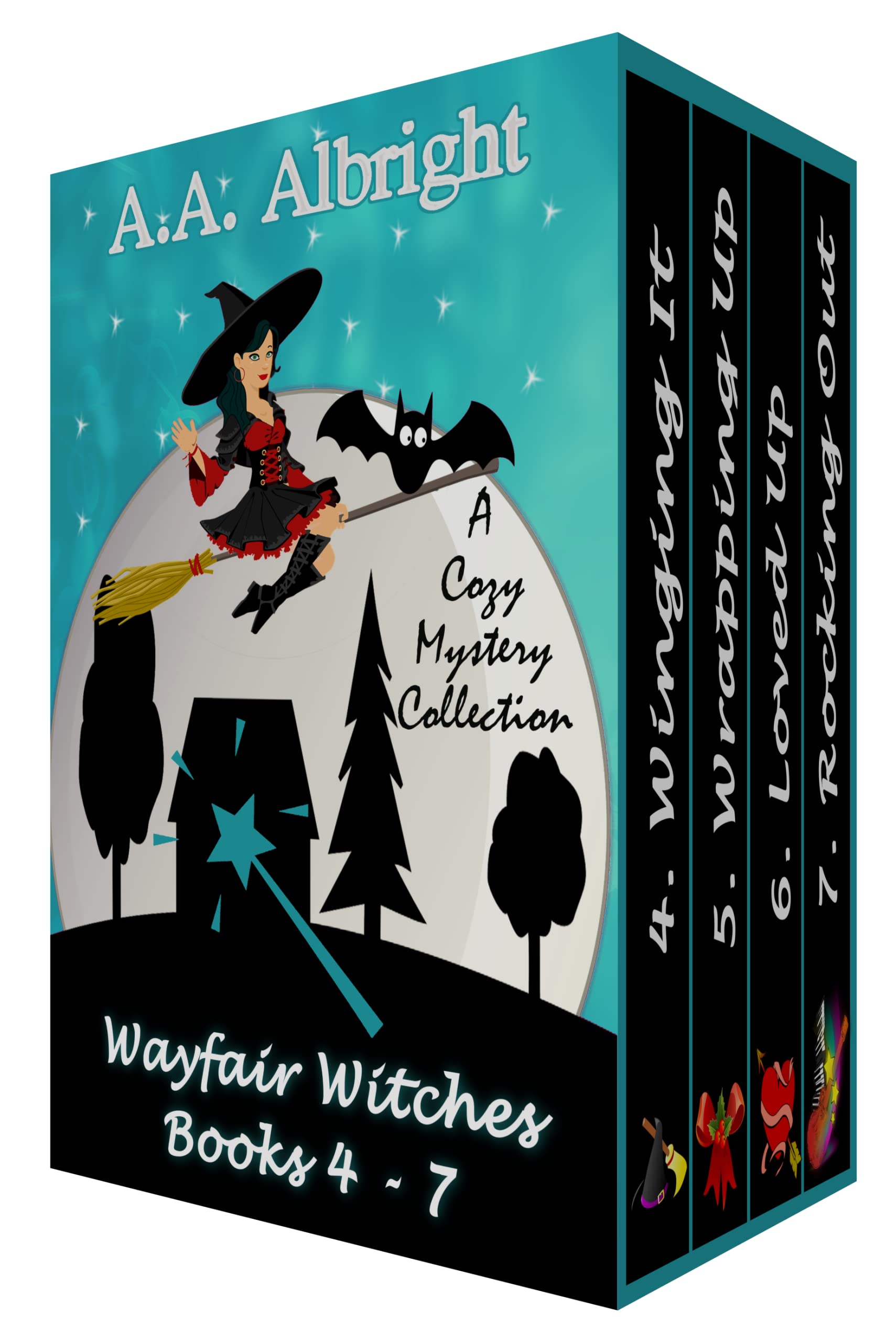 Wayfair Witches Boxed Set (Wayfair Witches Cozy Mysteries Books 4 - 7 ...