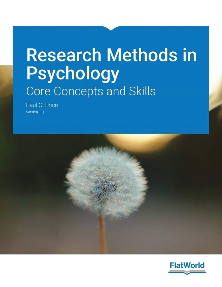 Research Methods in Psychology: Core Concepts and Skills, v. 1.0 by ...