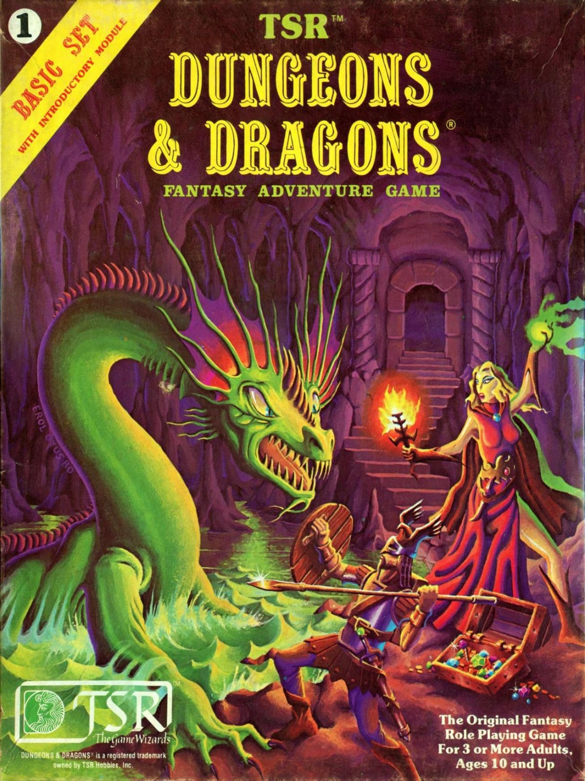 Dungeons & Dragons Fantasy Adventure Game: Basic Set by Tom Moldvay ...