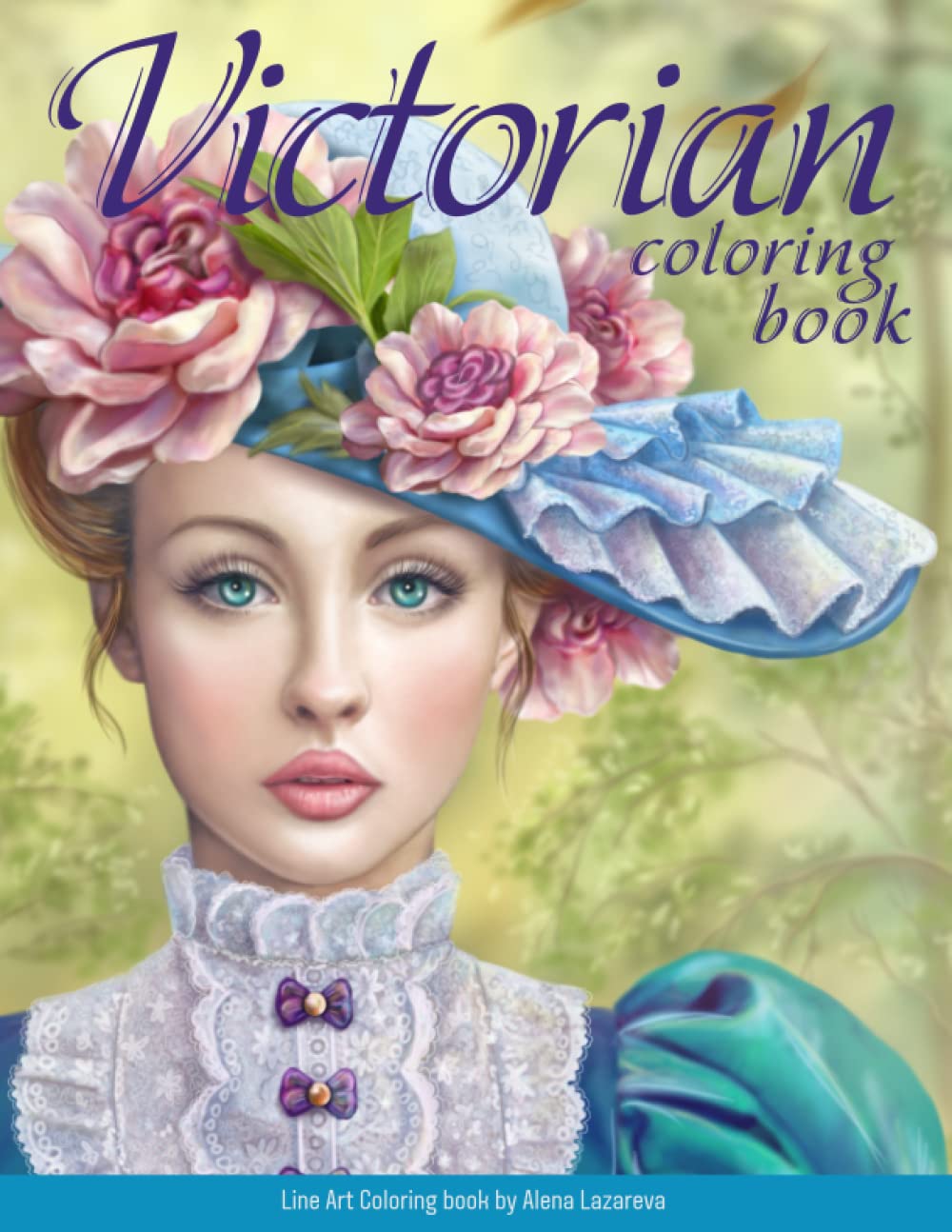 Victorian Coloring Book. Line art. By Alena Lazareva: Relax coloring ...