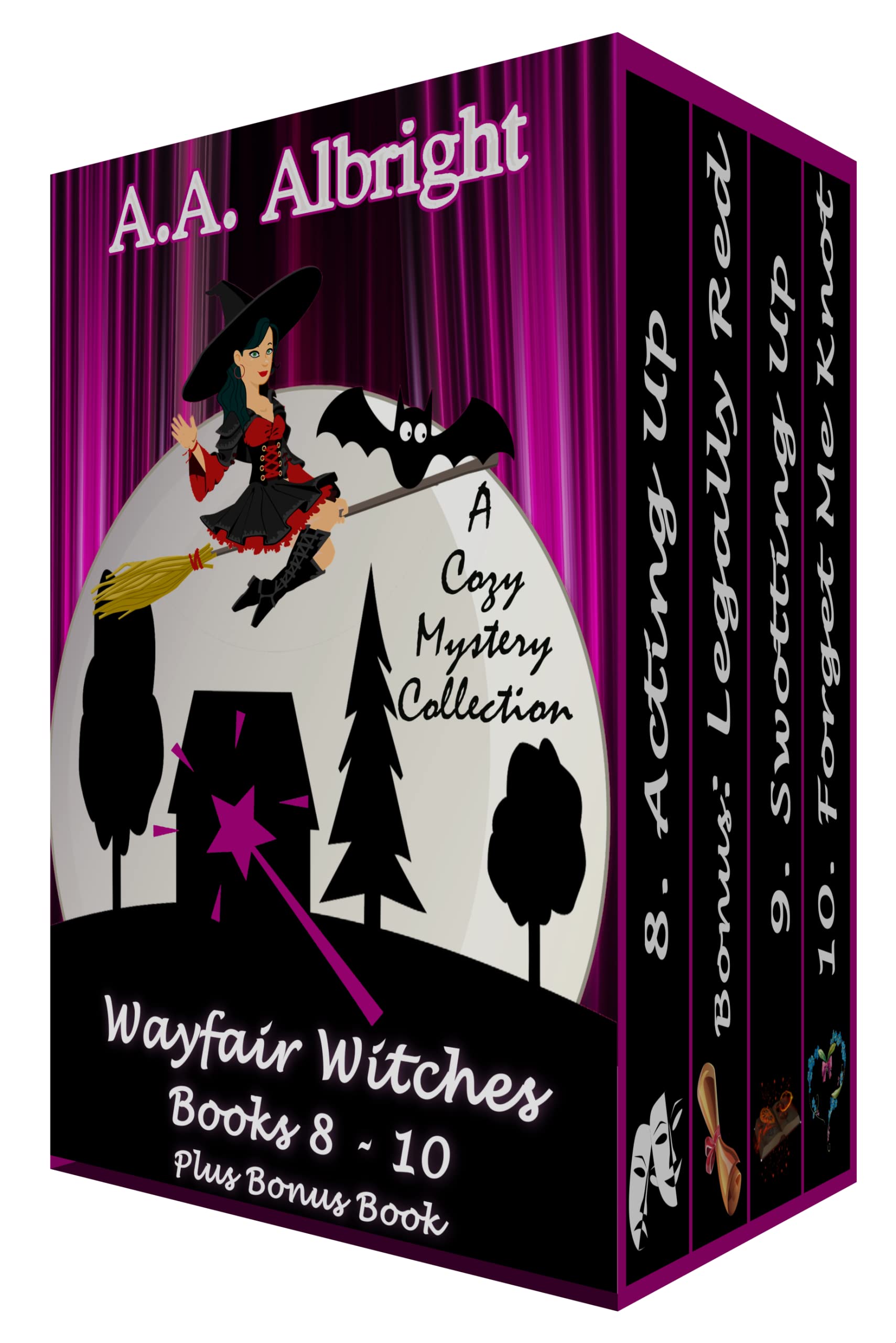 Wayfair Witches Boxed Set (Wayfair Witches Cozy Mysteries Books 8 -10 Plus a Bonus Book) by A.A ...
