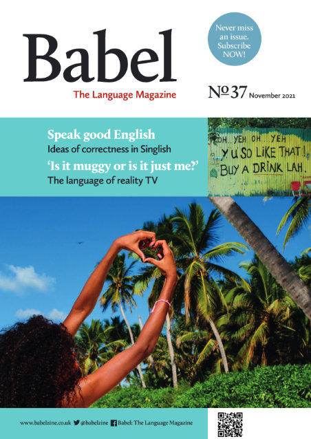 Babel: The Language Magazine #37 by Lesley Jeffries | Goodreads