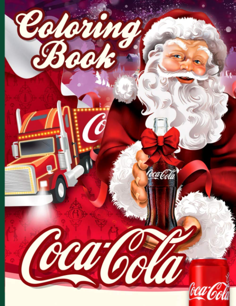 Coca Cola Coloring Book: Coca Cola Adult Coloring Books For Women And ...