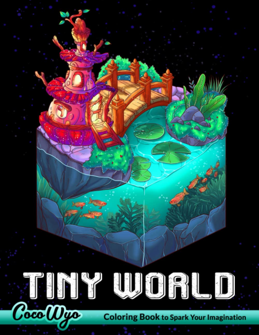 Tiny World Coloring Book: A Delightful Journey Into The Magical World ...