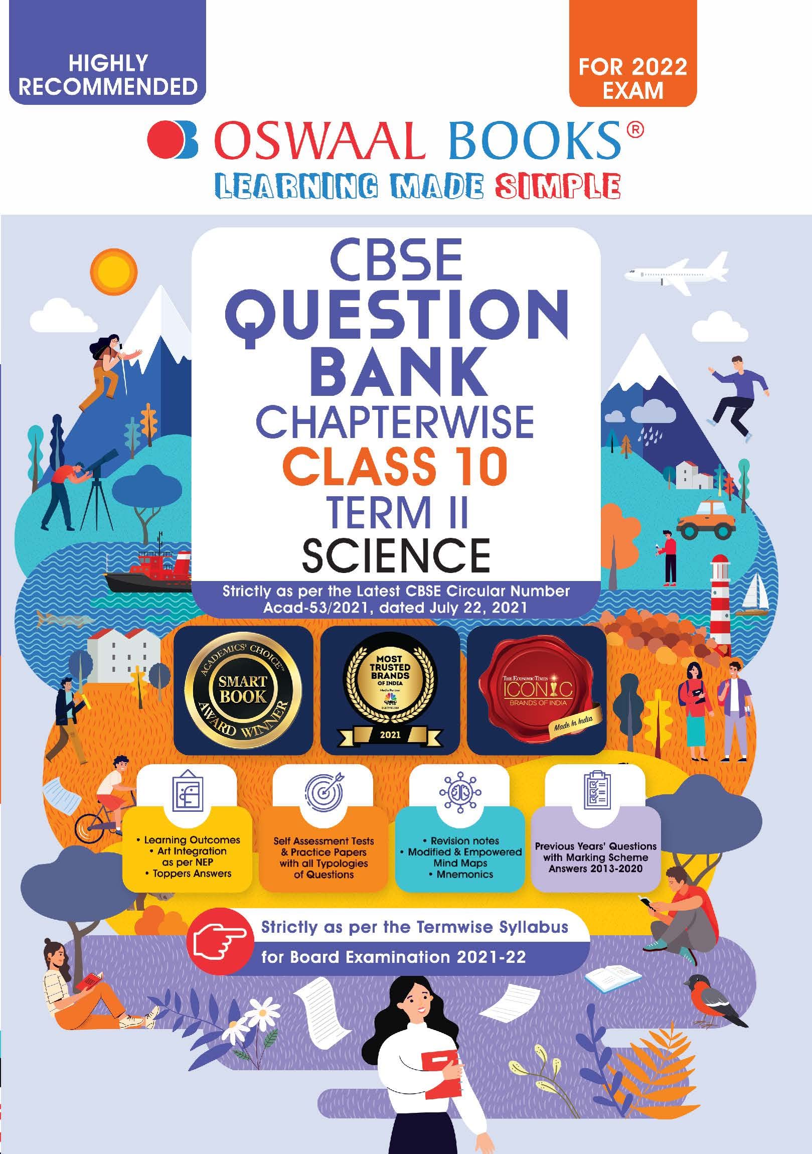 Oswaal CBSE Question Bank Chapterwise For Term-II, Class 10, Science by ...
