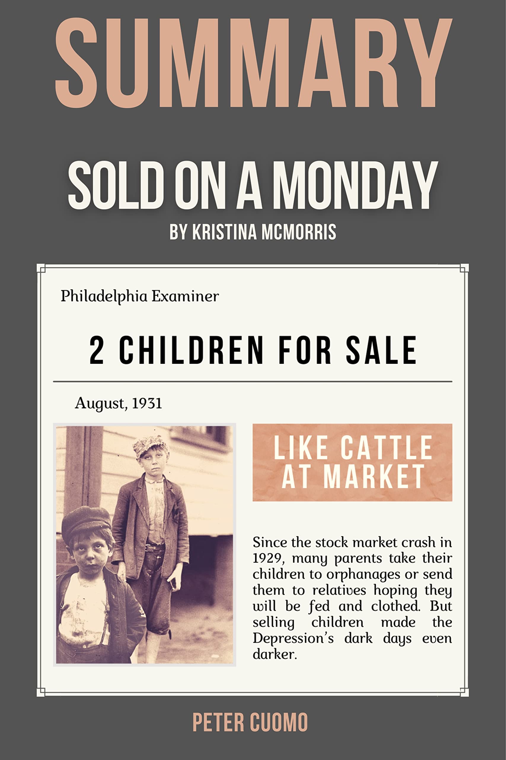 Summary of Sold on a Monday by Kristina McMorris: Sold on a Monday Book ...
