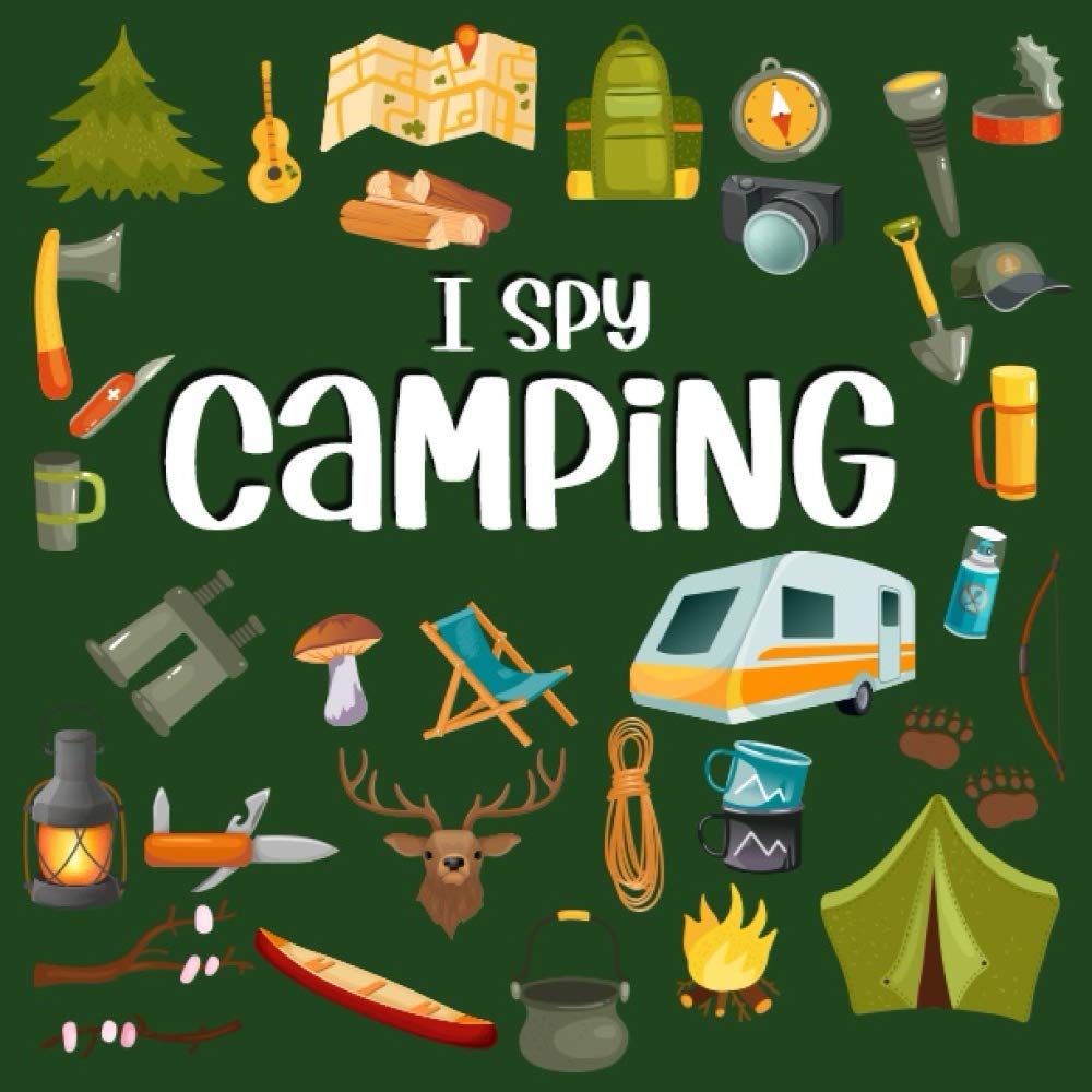 I Spy Camping: Camping Book For Kids 3-5 , Fun Activity Book For ...