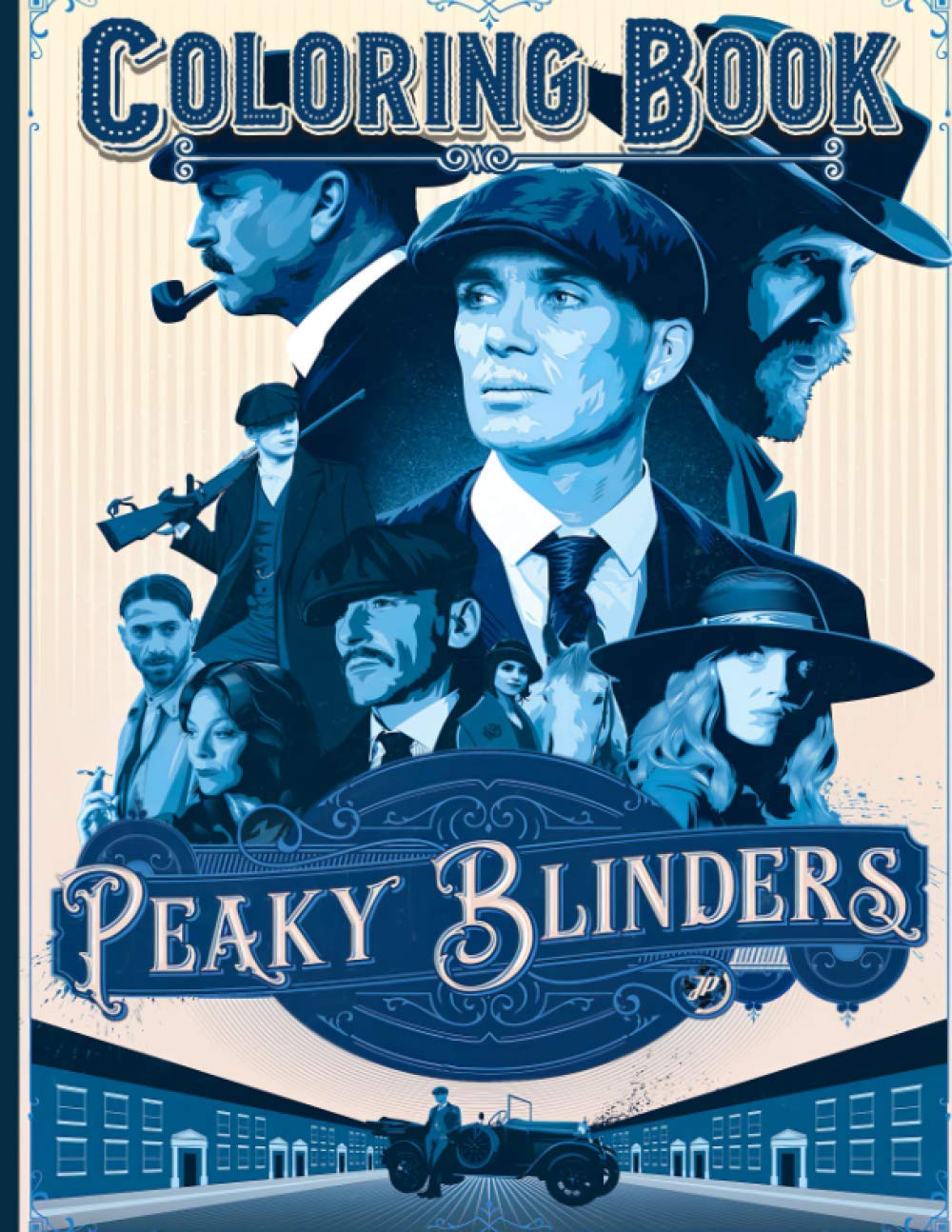 Peaky Blinders Coloring Book: Peaky Blinders Nice An Adult Coloring ...