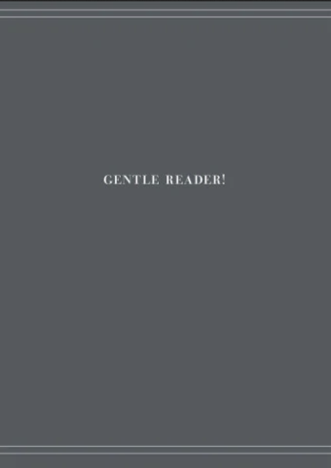 Gentle Reader! by Joshua Beckman | Goodreads