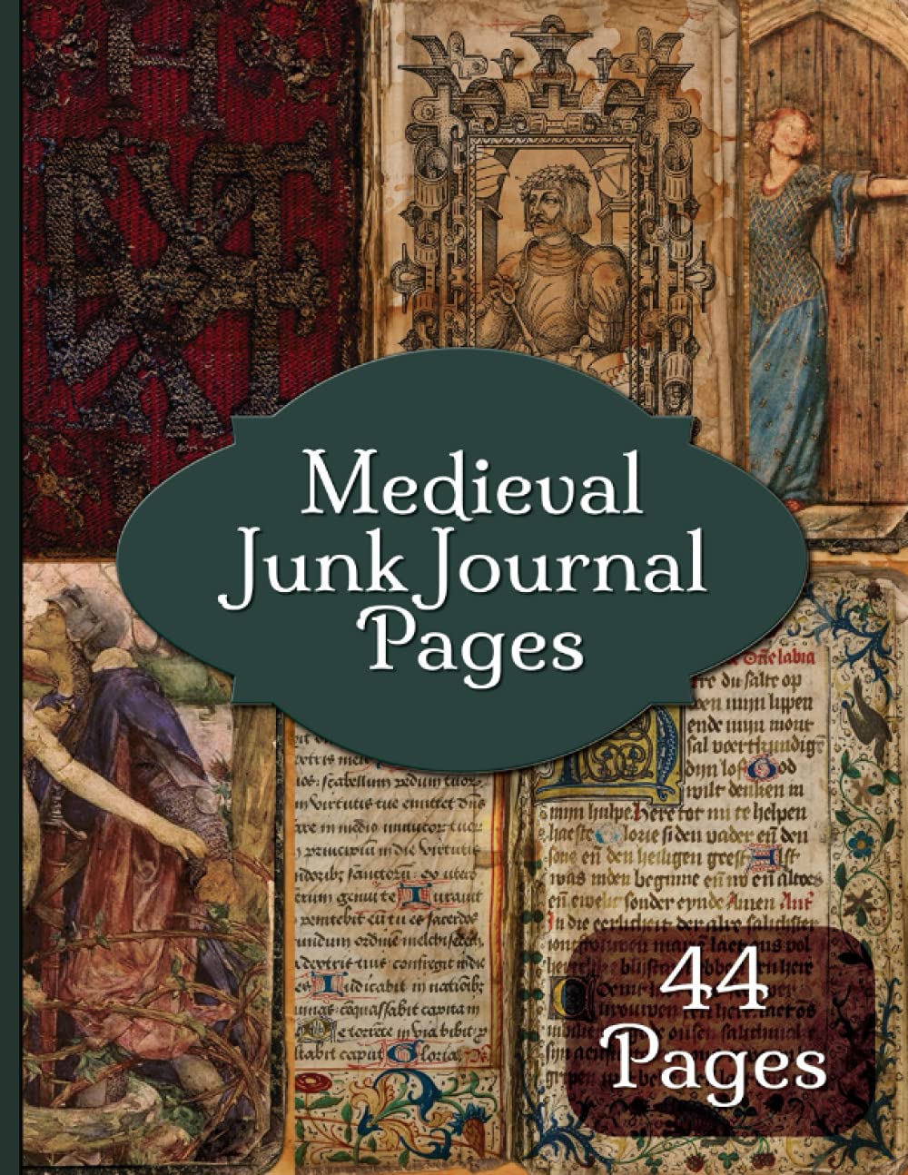 Medieval Junk Journal Pages: 44 Pages Illuminated Renaissance ...