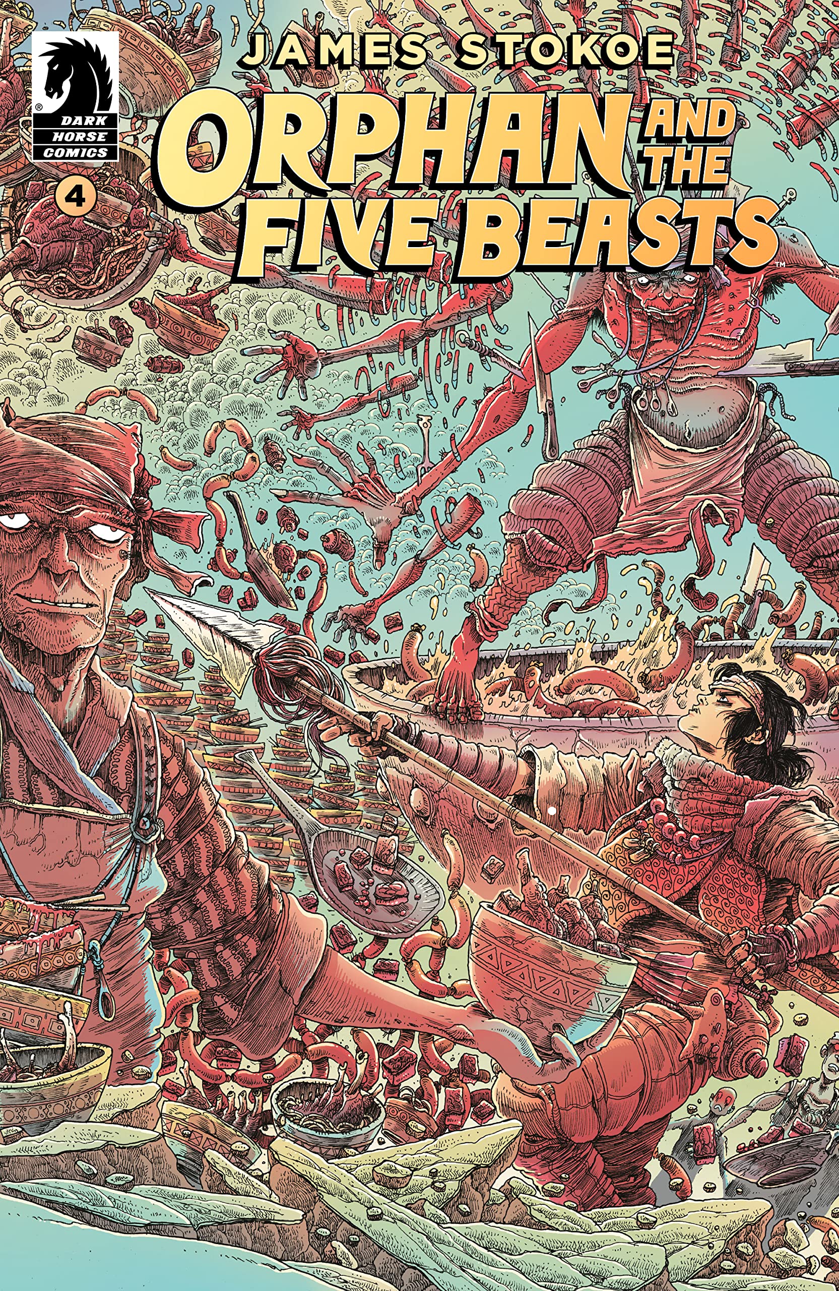 Orphan and the Five Beasts #4 by James Stokoe | Goodreads