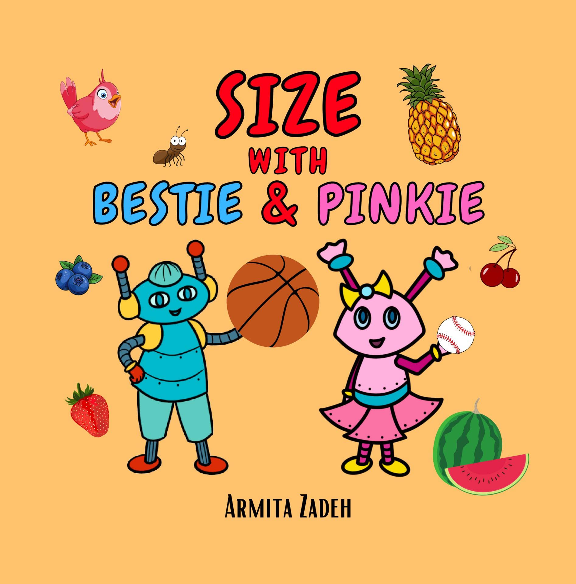 Size With Bestie And Pinkie: An Interactive Learning Book For Toddlers ...