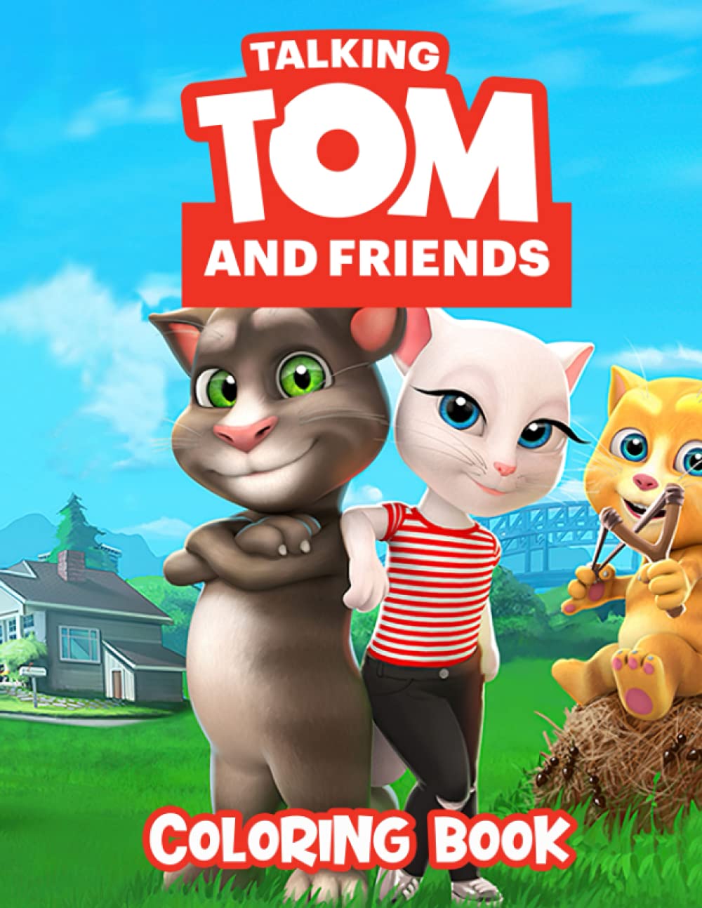 Talking Tom And Friends Coloring Book: A Captivating Book For You To ...