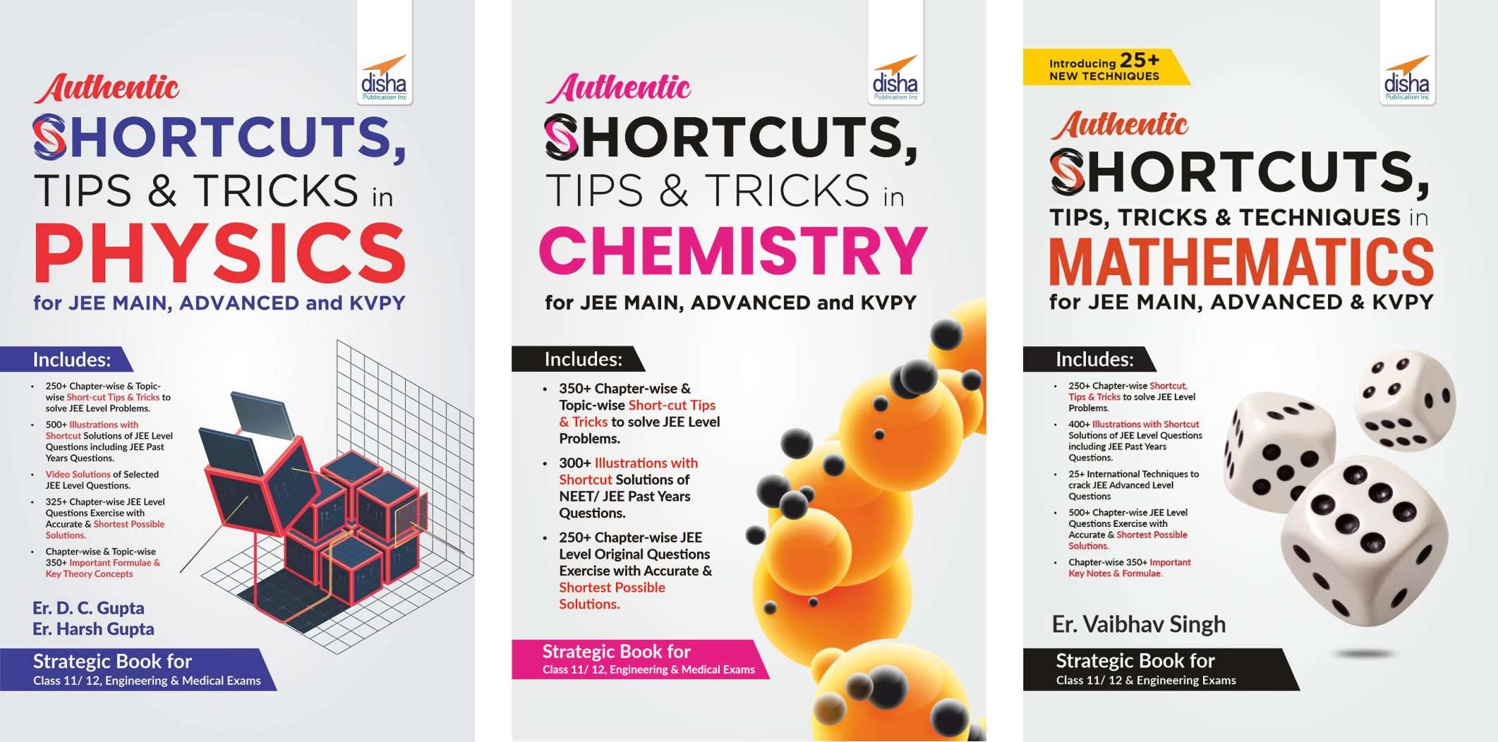 Authentic SHORTCUTS, TIPS & TRICKS in Physics, Chemistry & Mathematics ...