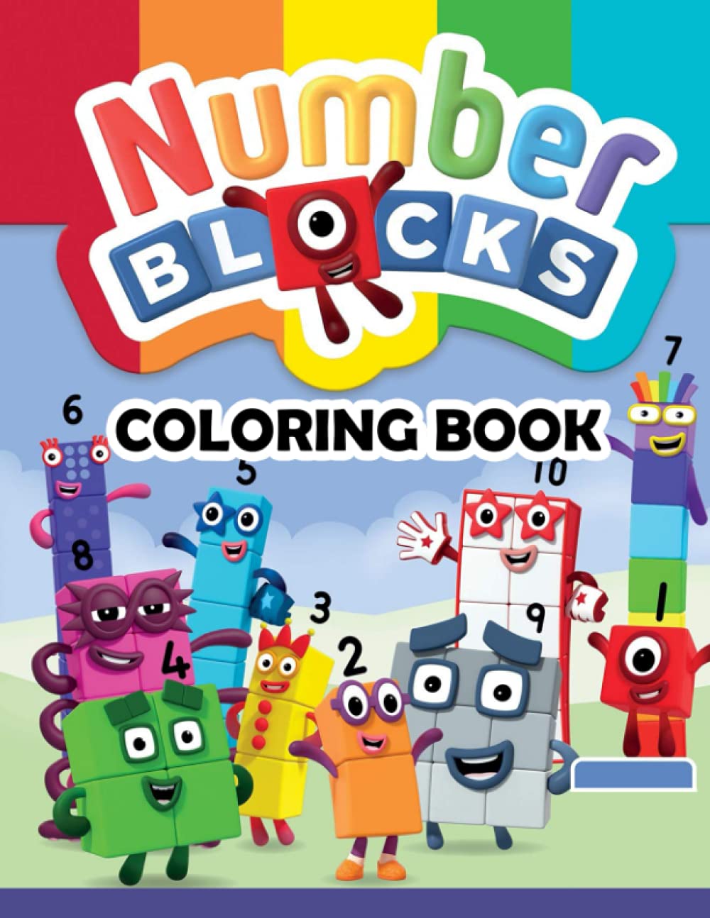 Numberblocks Coloring Book: Lots Of Beautiful Illustrations And ...