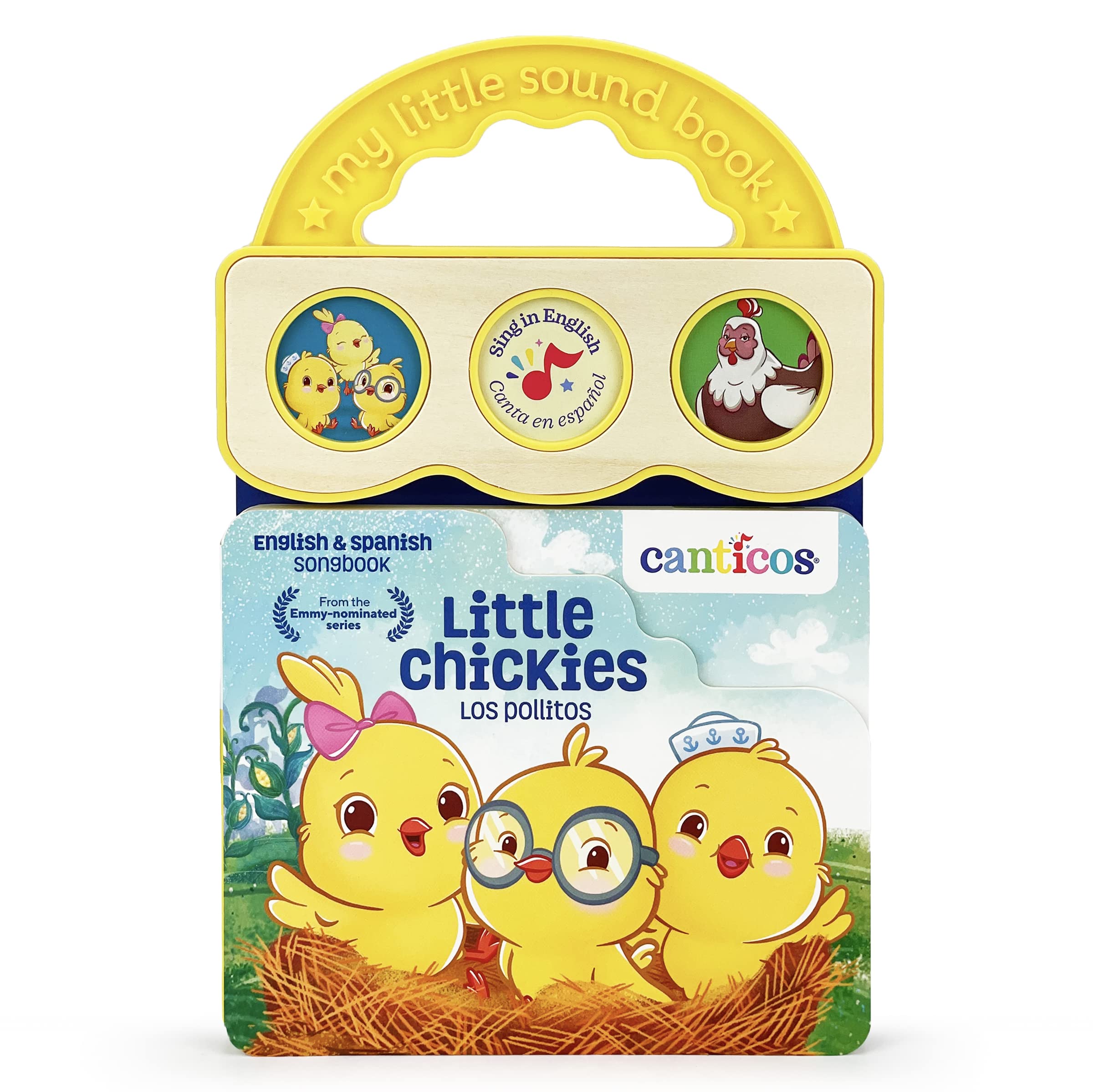 Canticos Little Chickies / Los Pollitos - Bilingual / Bilingüe 3-Button ...